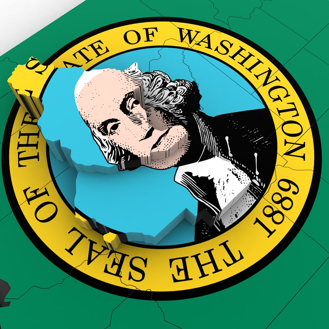 3D Political Washington - TurboSquid 1302432