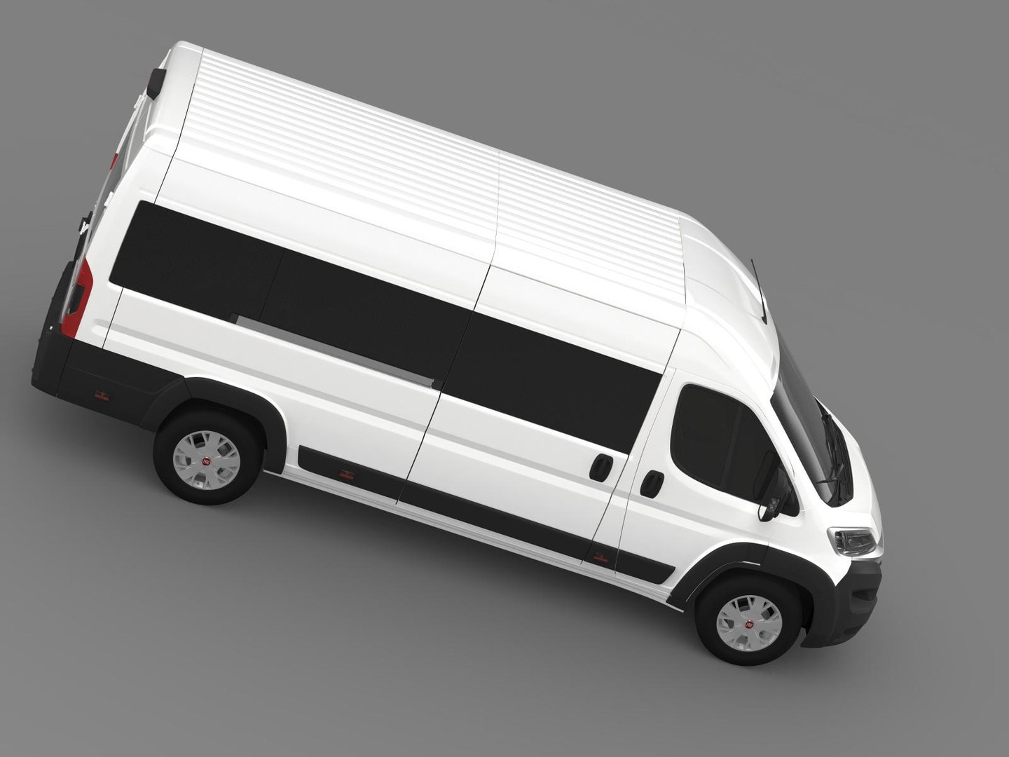 fiat ducato maxi minibus 3d 3ds