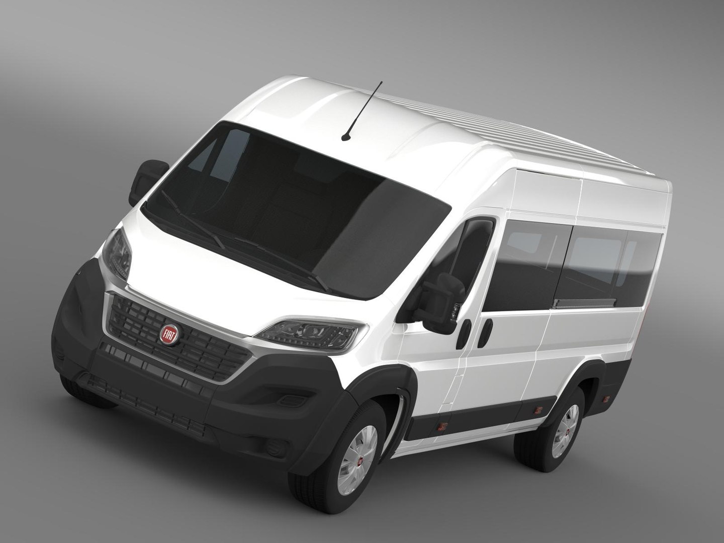 fiat ducato maxi minibus 3d 3ds