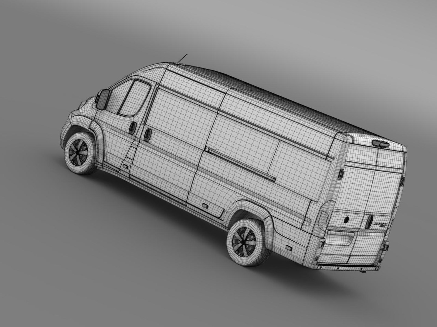 fiat ducato maxi minibus 3d 3ds