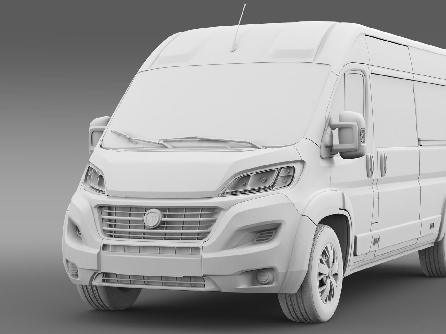 fiat ducato maxi minibus 3d 3ds