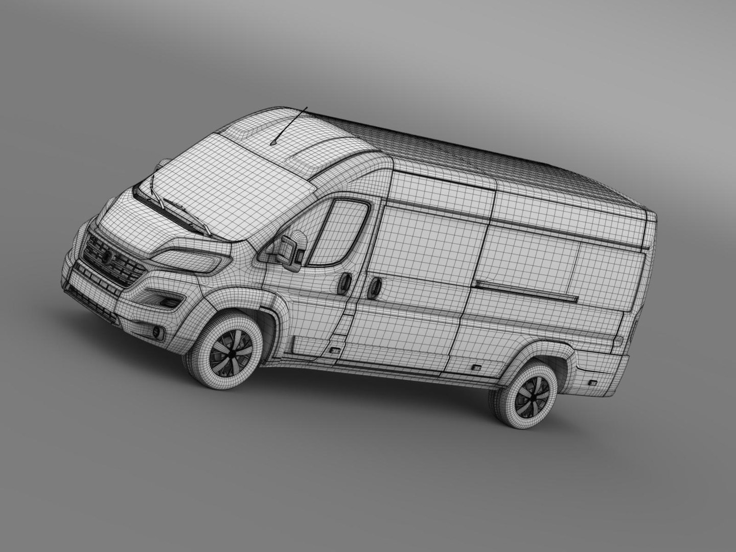 fiat ducato maxi minibus 3d 3ds