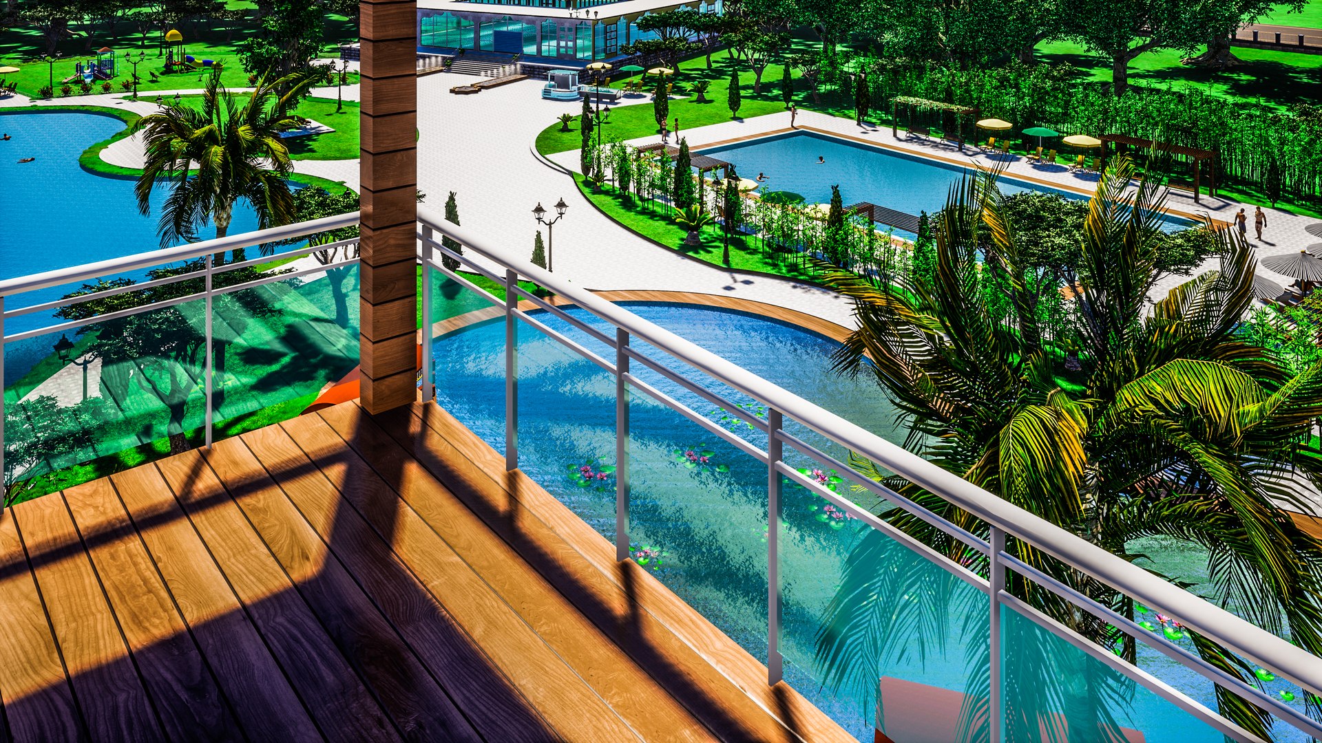 3D architecture resort - TurboSquid 1395190