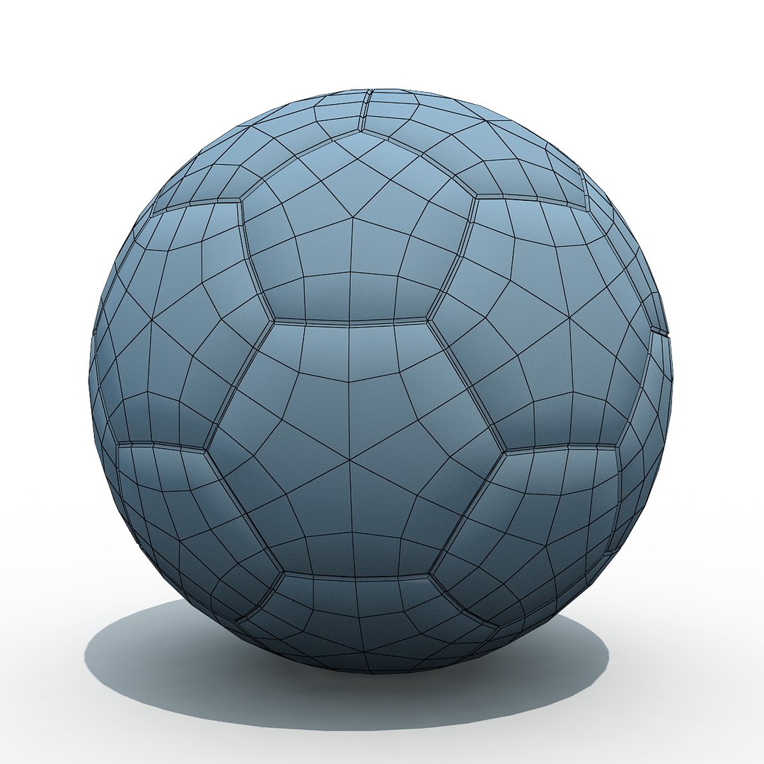 soccer-ball 1 ball 3d dxf