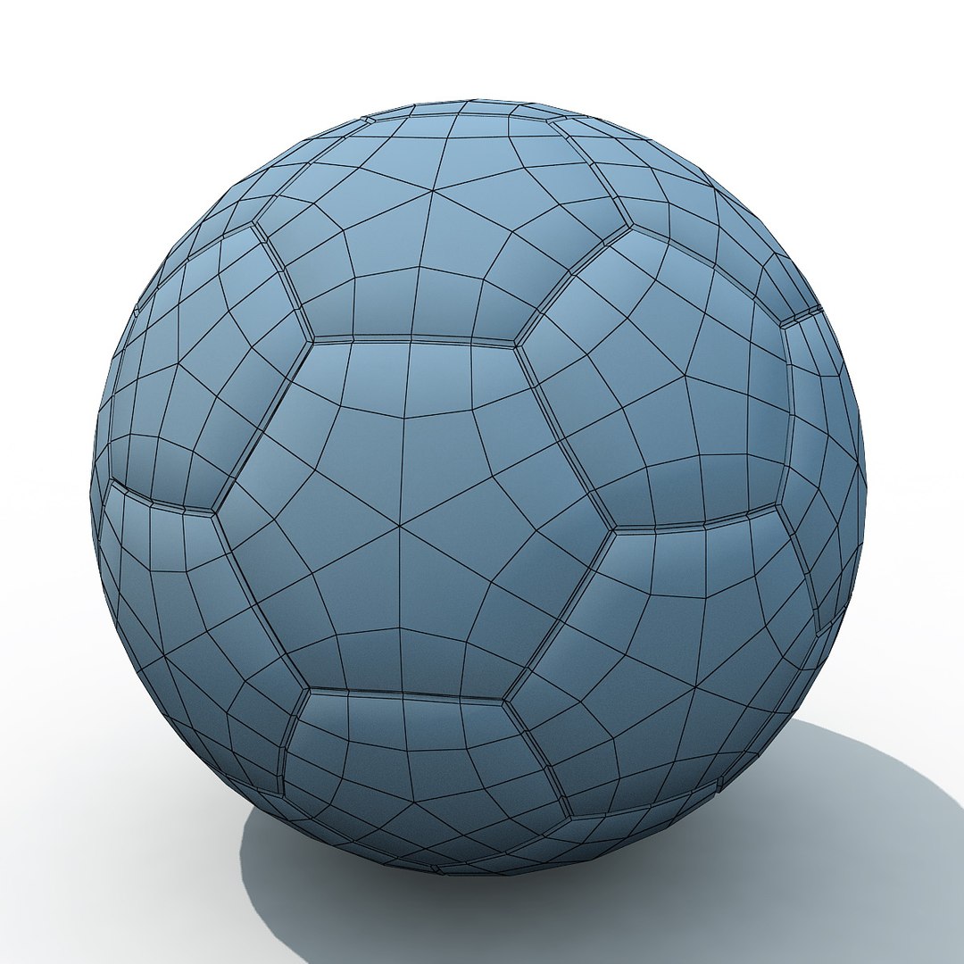 soccer-ball 1 ball 3d dxf