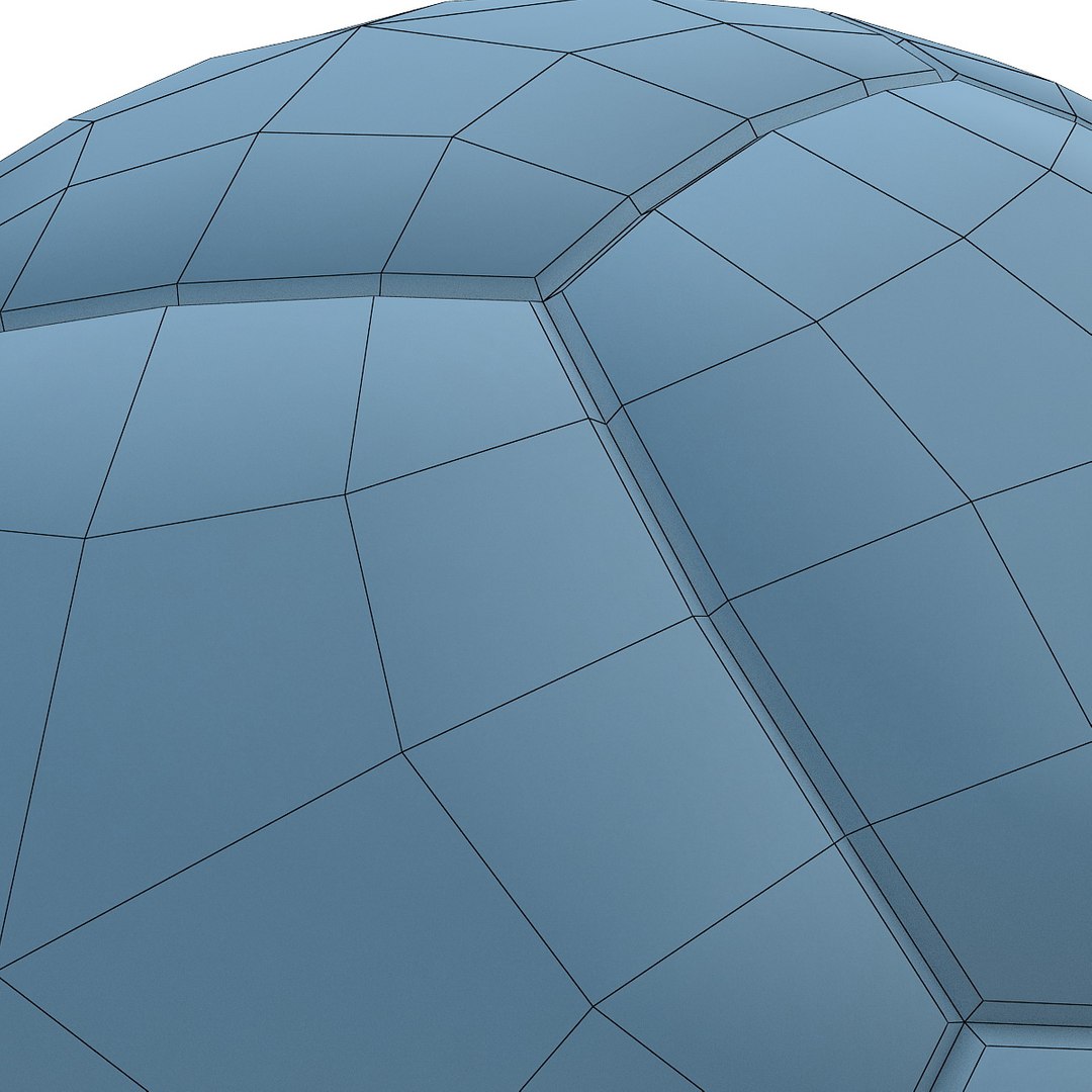 soccer-ball 1 ball 3d dxf