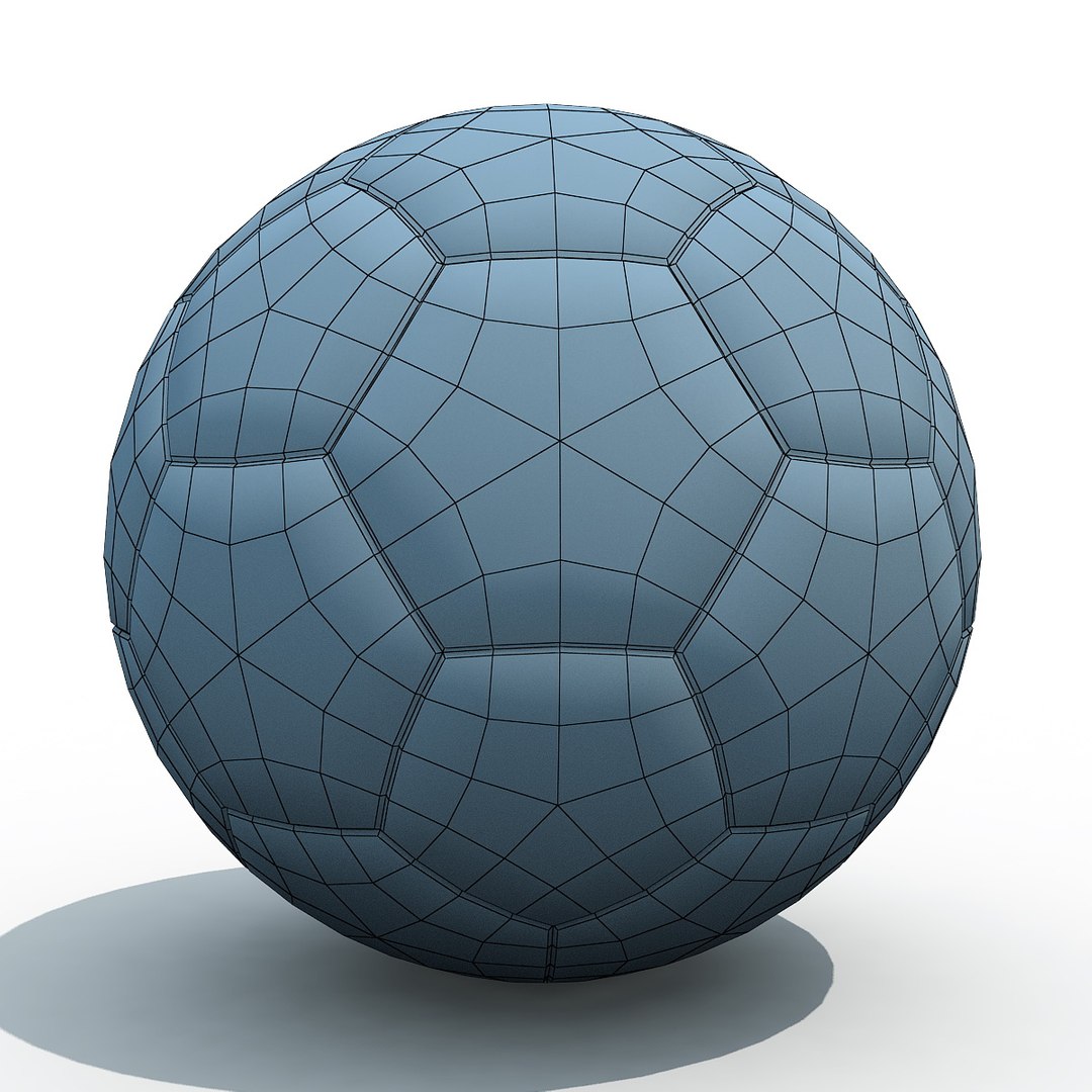 soccer-ball 1 ball 3d dxf