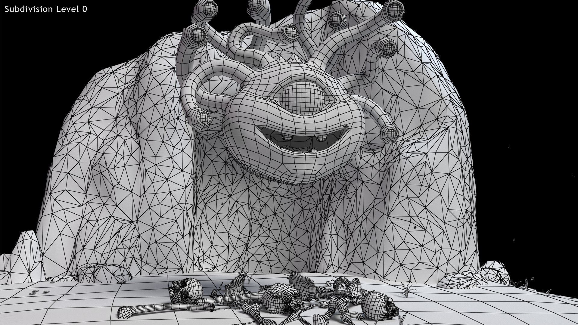 Stylized Cute Beholder Diorama 3D Model - TurboSquid 1732448