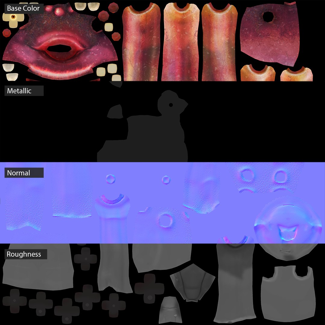 Stylized Cute Beholder Diorama 3D Model - TurboSquid 1732448