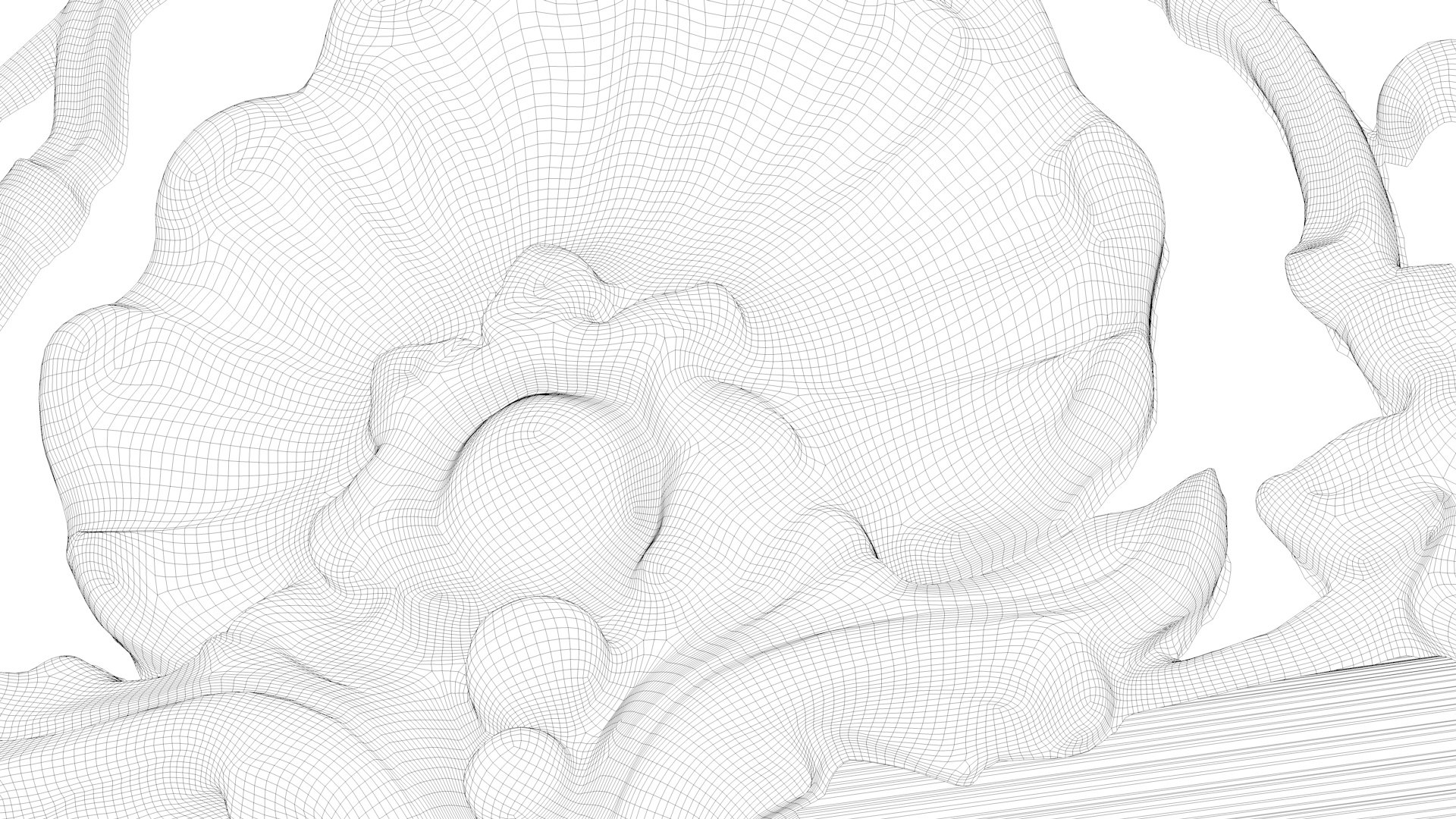 3D Plaster Decorative Bow DS327 Model - TurboSquid 2385182