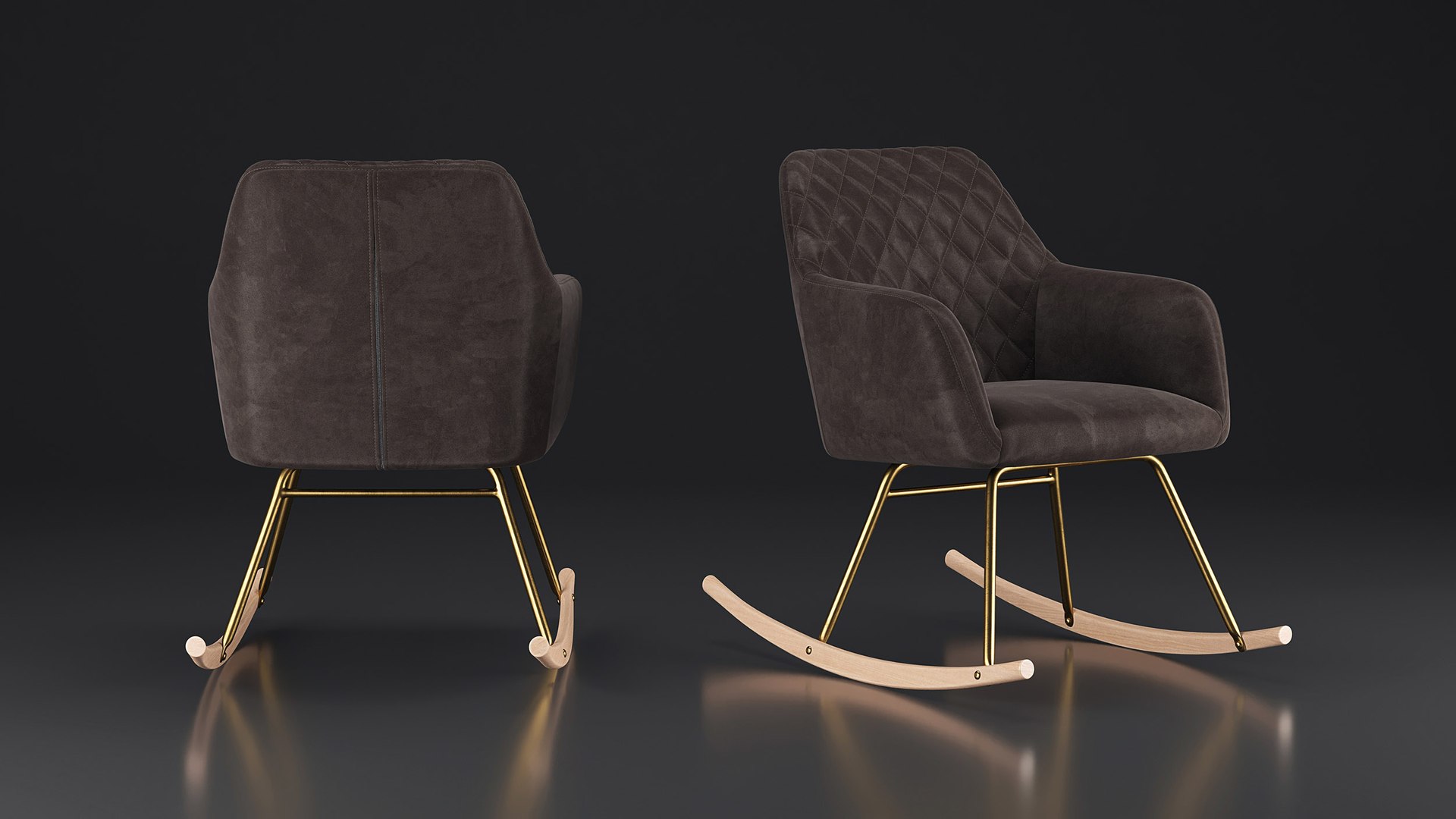 3D Richmond Rocking Chair model - TurboSquid 1904869