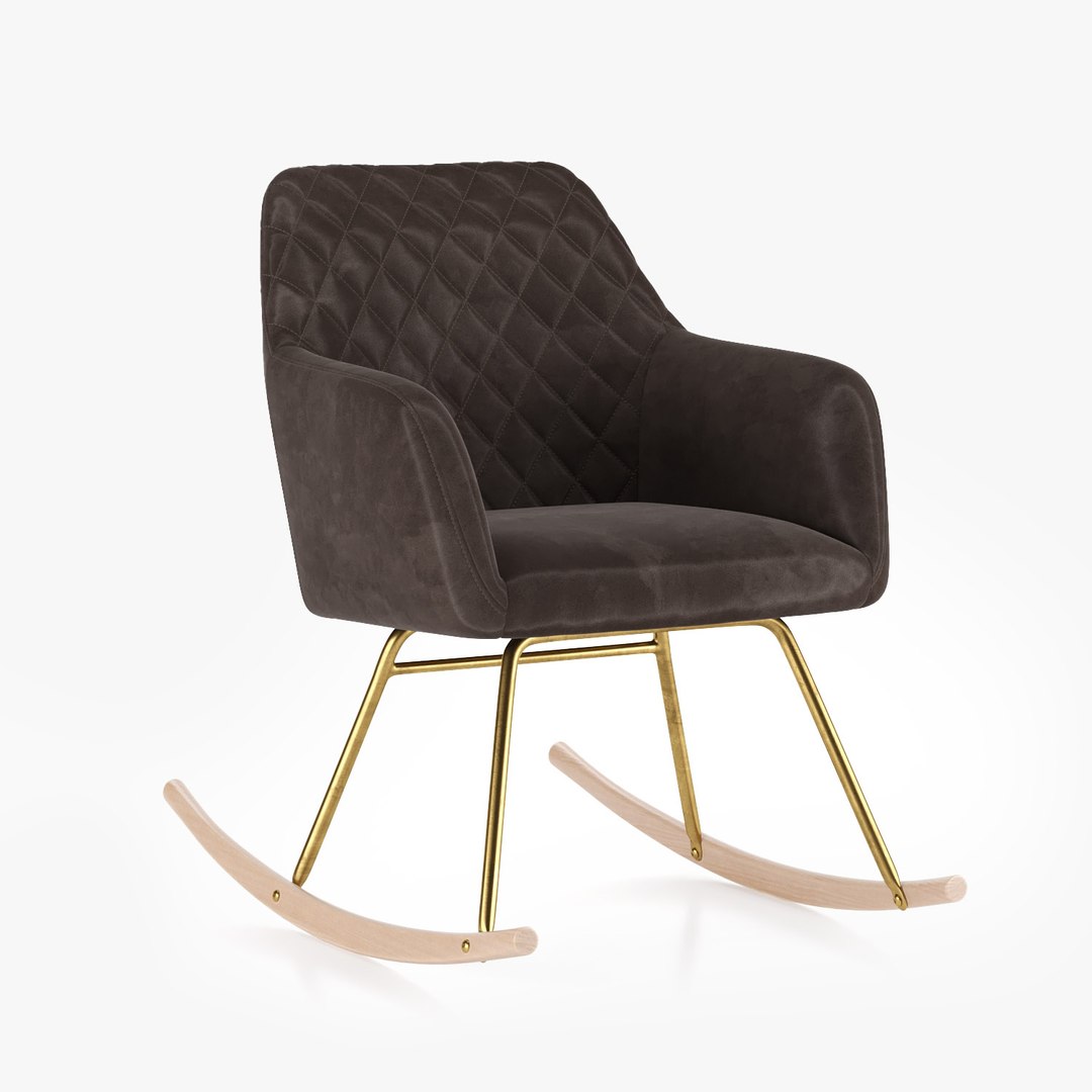 3D Richmond Rocking Chair model - TurboSquid 1904869