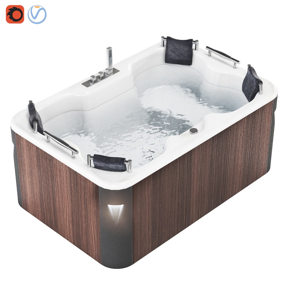 3D Model Jacuzzi 02 - TurboSquid 2118236