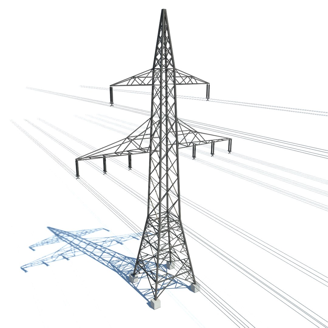 3d Electrical Tower Model