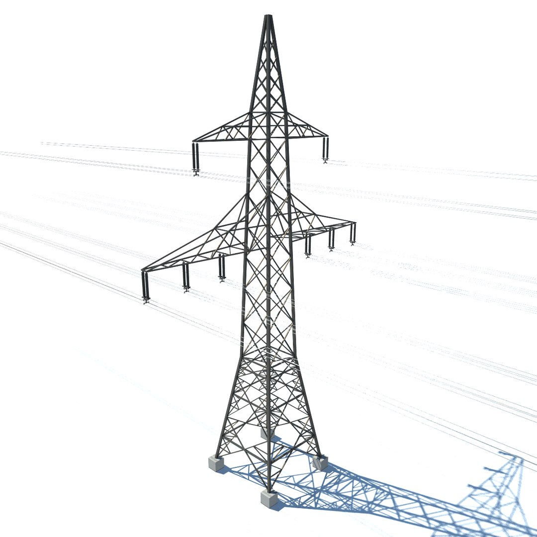 3d Electrical Tower Model