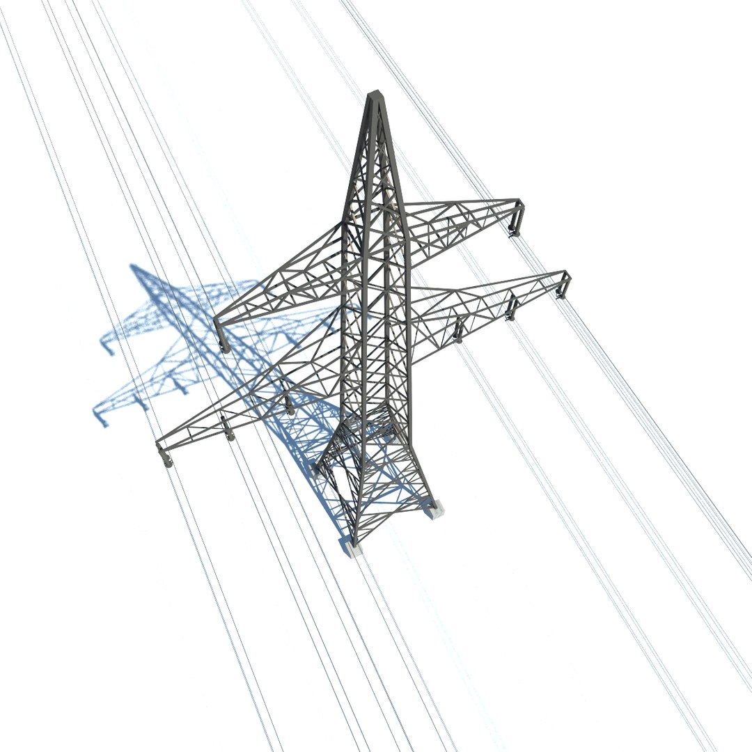 3d Electrical Tower Model