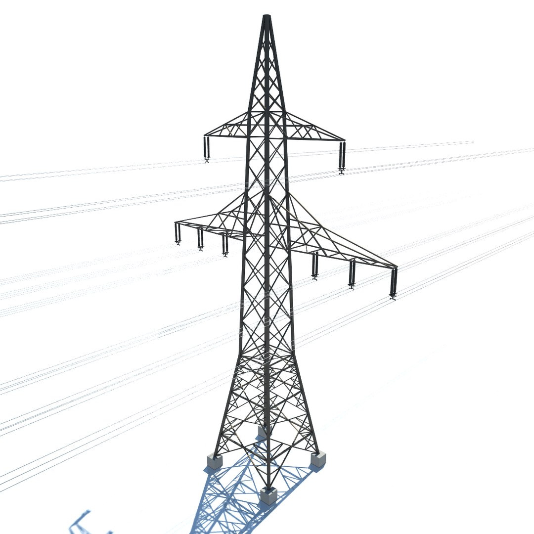 3d Electrical Tower Model