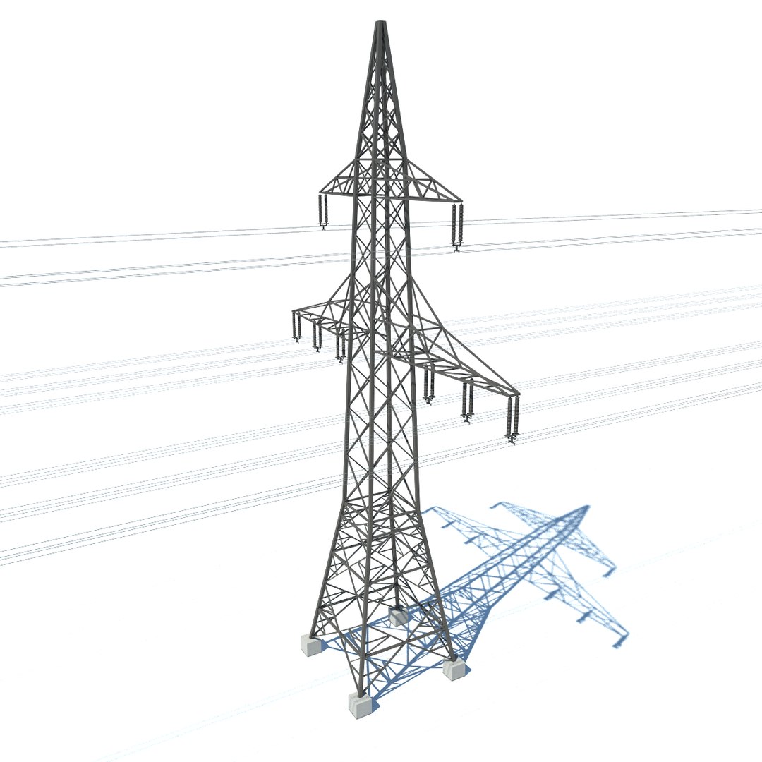 3d Electrical Tower Model
