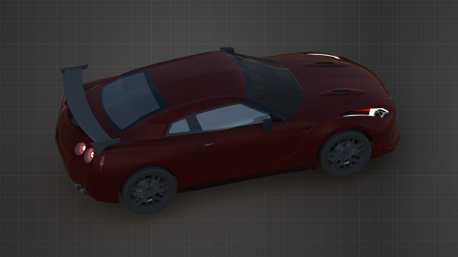 3D NISSAN GTR Model - TurboSquid 2002621