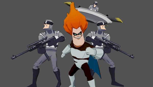 Pixar 3D Models for Download | TurboSquid