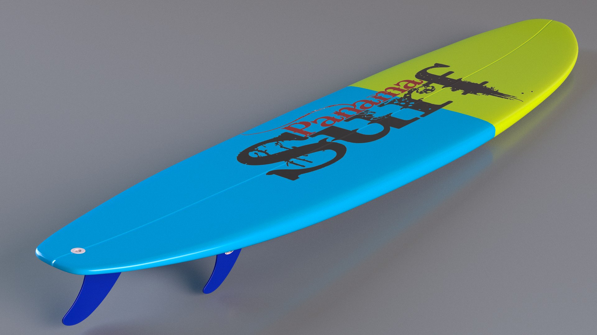 Ultimate Longboard Surfboard model - TurboSquid 2152170