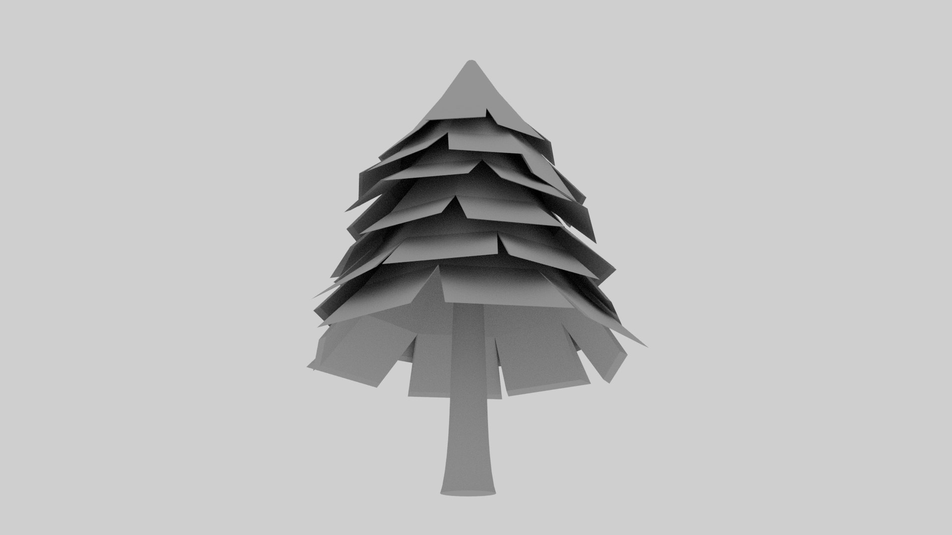3D Low Poly Pine tree - TurboSquid 2149318