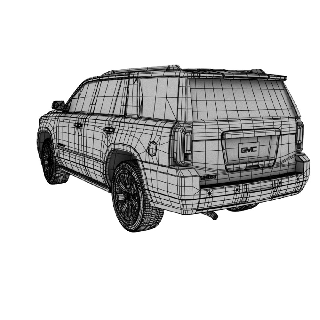 2015 Gmc Yukon 3d Model