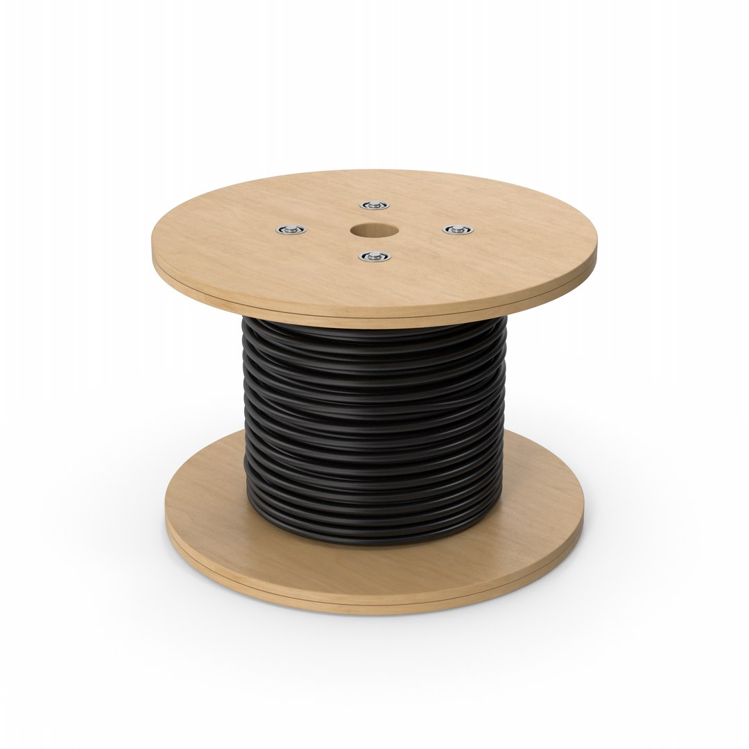 Cable Reel Drum 3D - TurboSquid 2057239