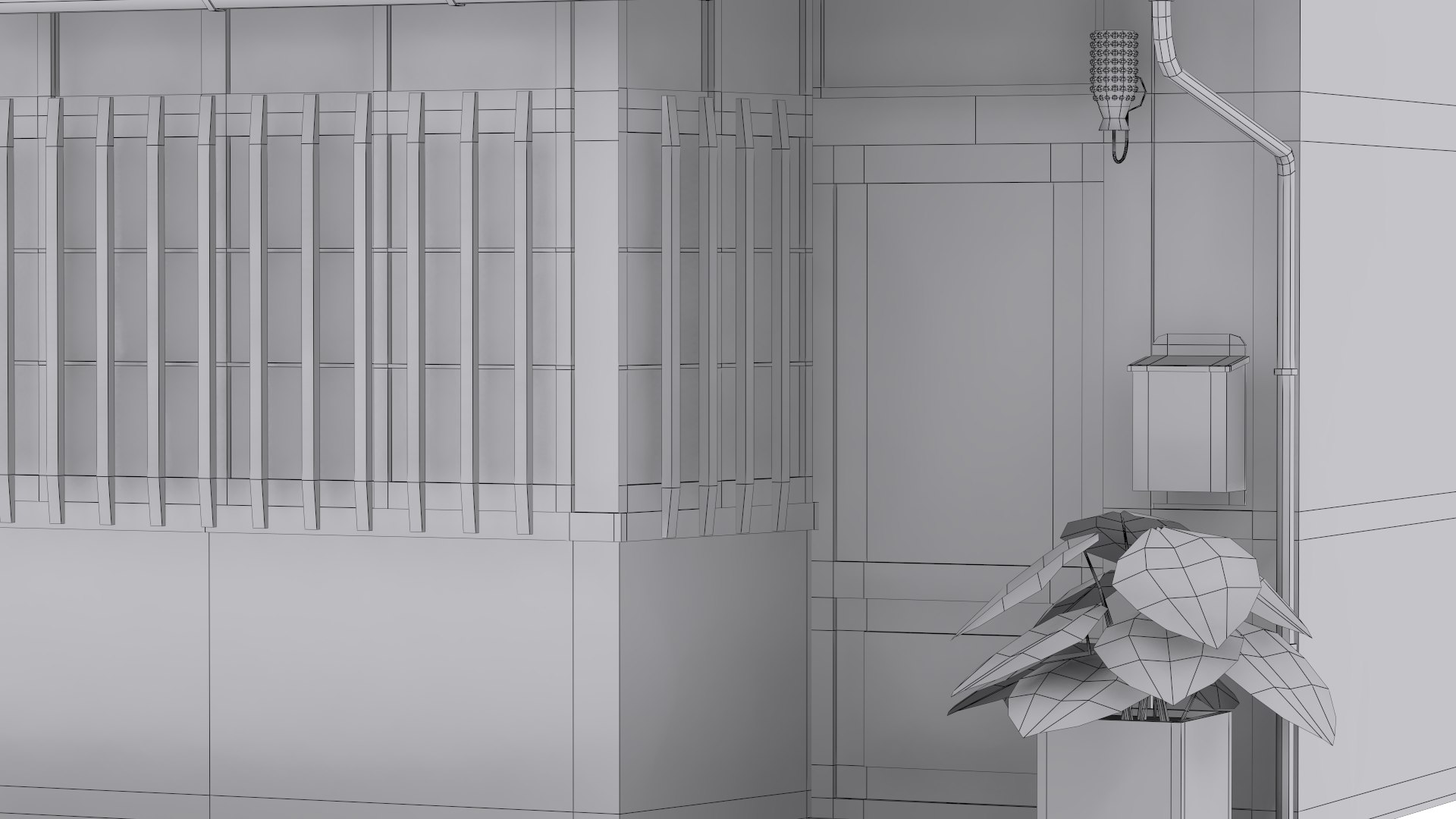 Old kyoto townhouse building 3D model - TurboSquid 1436619