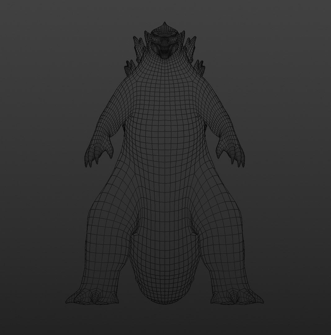 3D Godzilla 8k Rig Model - TurboSquid 1474297