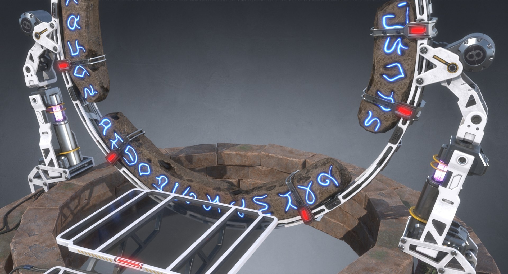 3D Ancient Teleport - TurboSquid 1421953