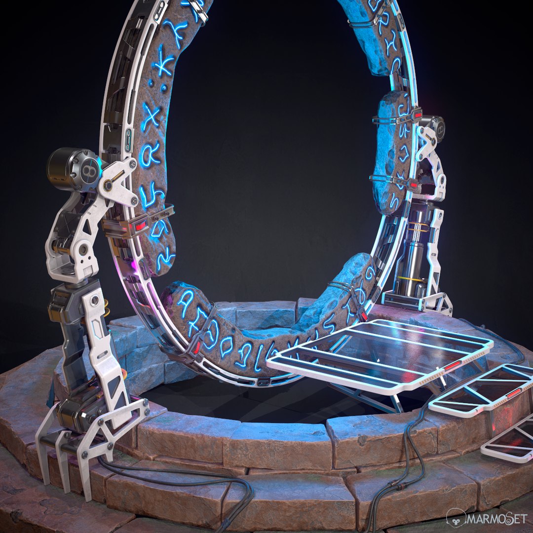 3D Ancient Teleport - TurboSquid 1421953