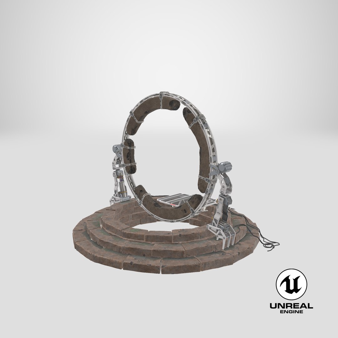 3D ancient teleport - TurboSquid 1421953