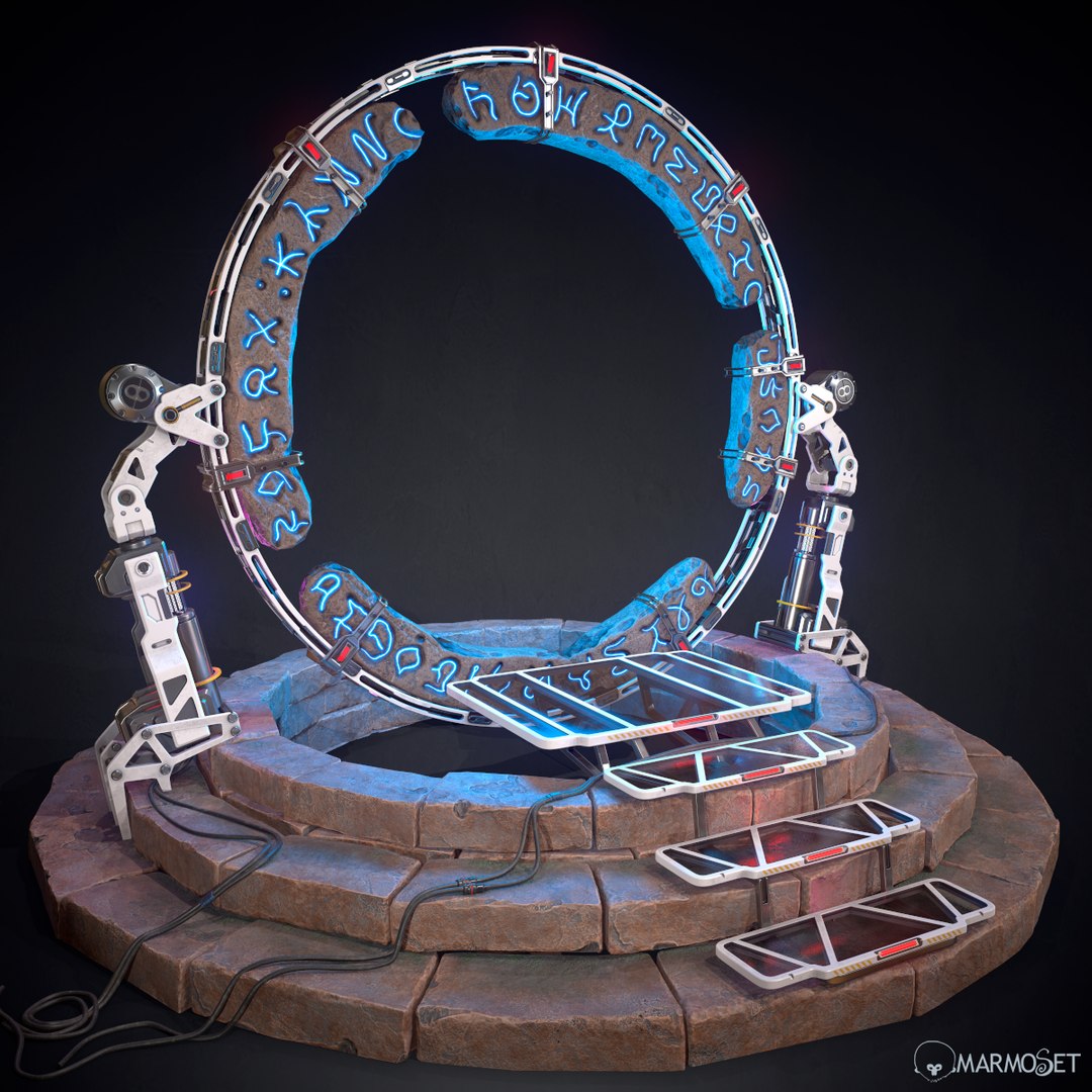 3D Ancient Teleport - TurboSquid 1421953