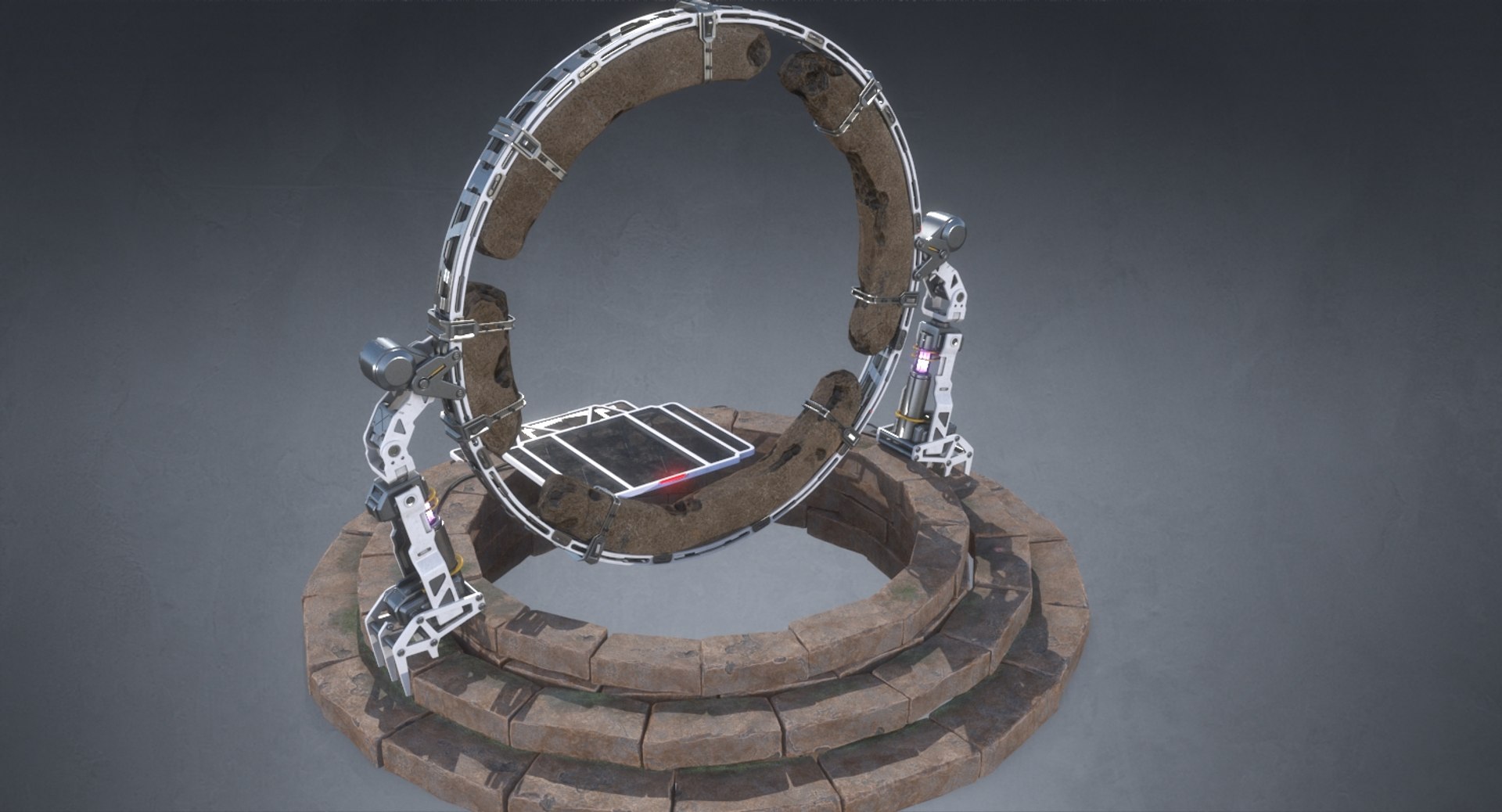 3D Ancient Teleport - TurboSquid 1421953