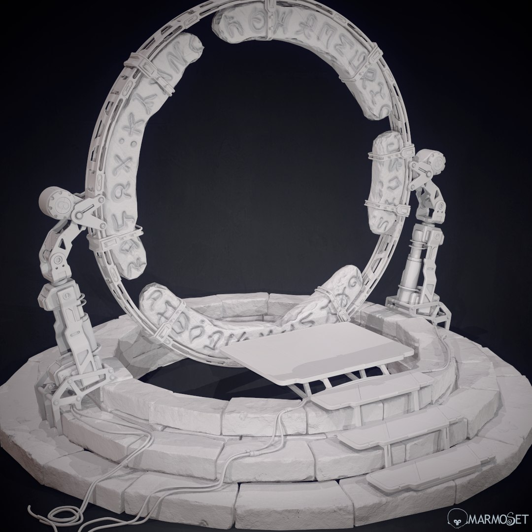 3D Ancient Teleport - TurboSquid 1421953