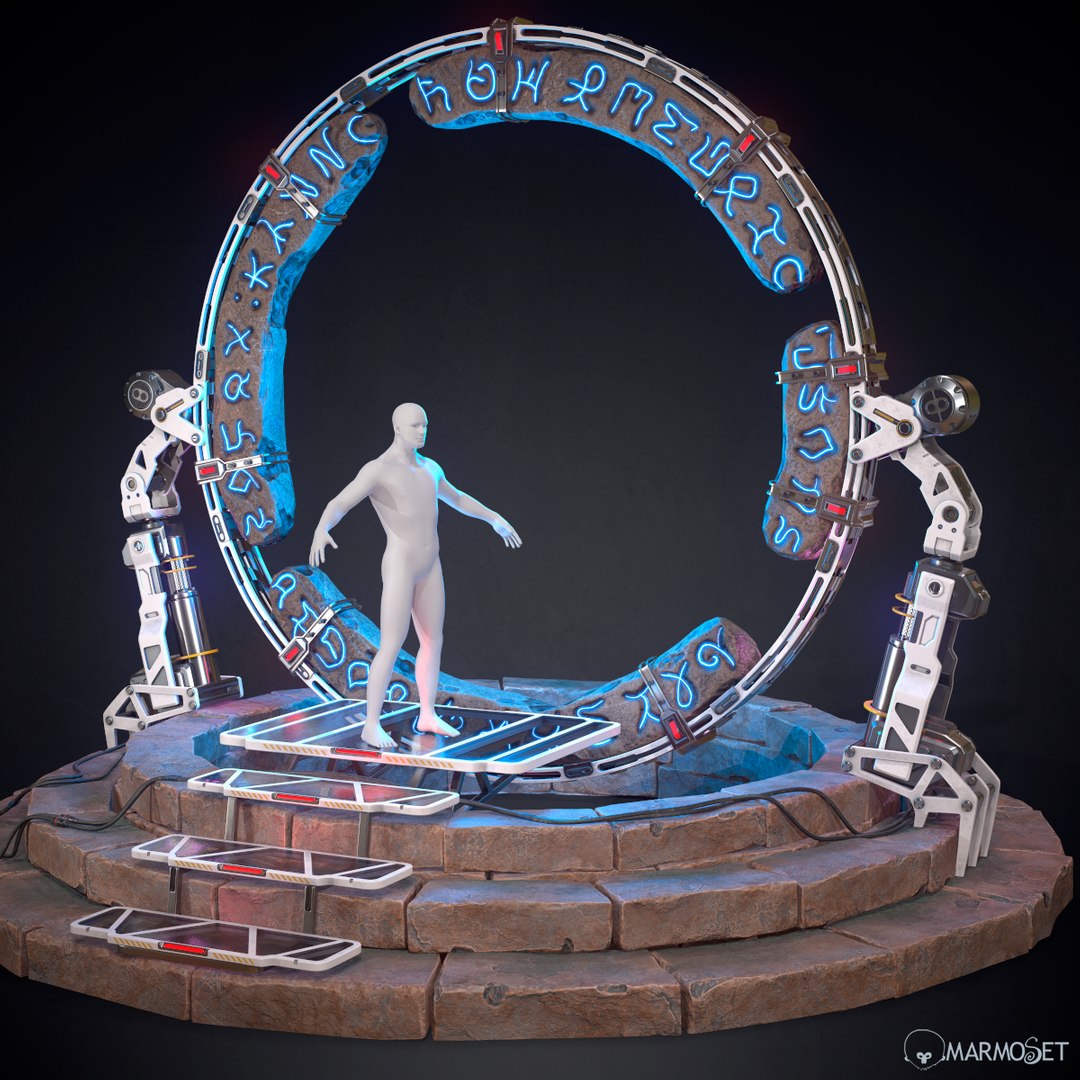 3D Ancient Teleport - TurboSquid 1421953