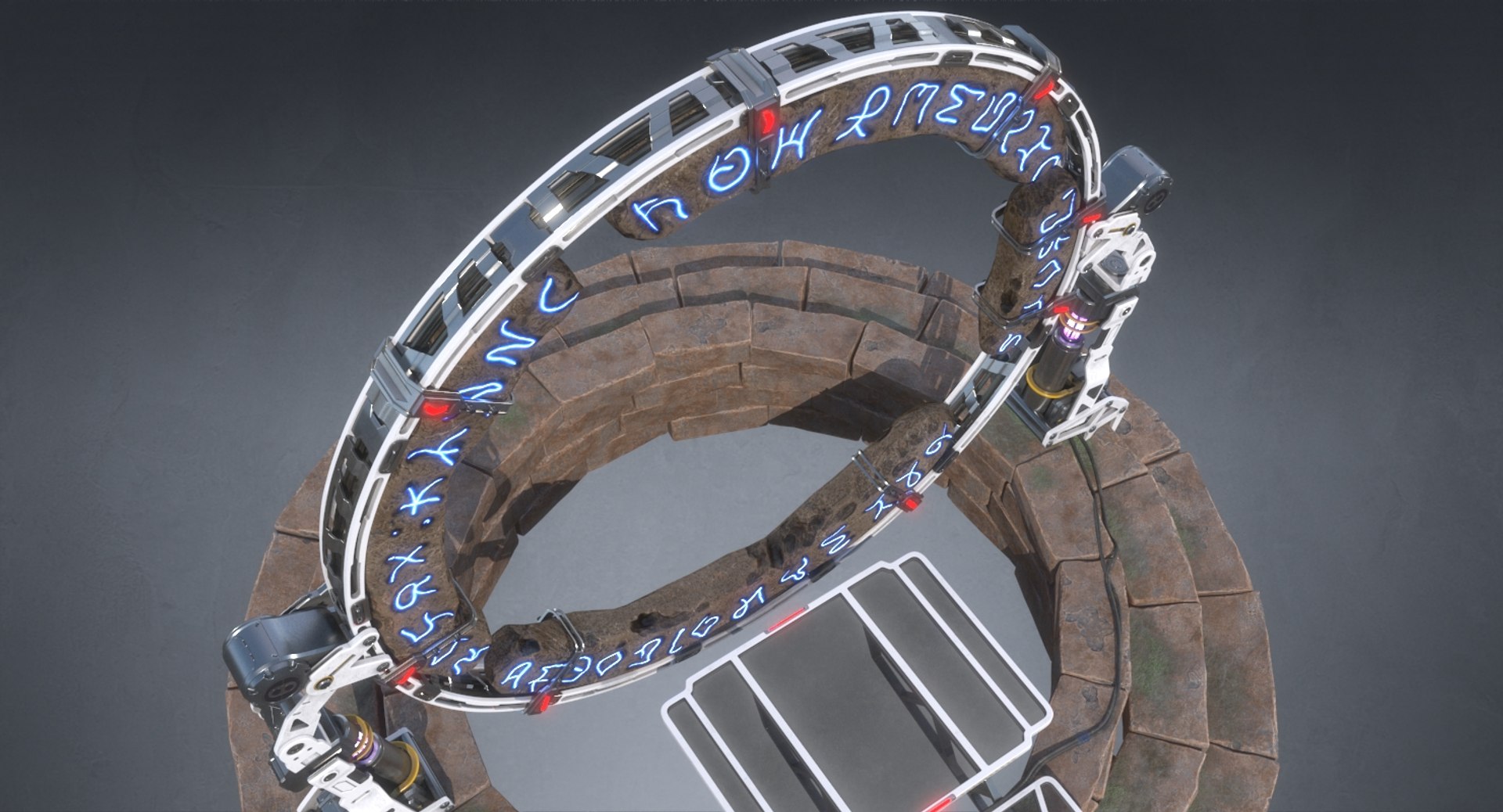 3D Ancient Teleport - TurboSquid 1421953