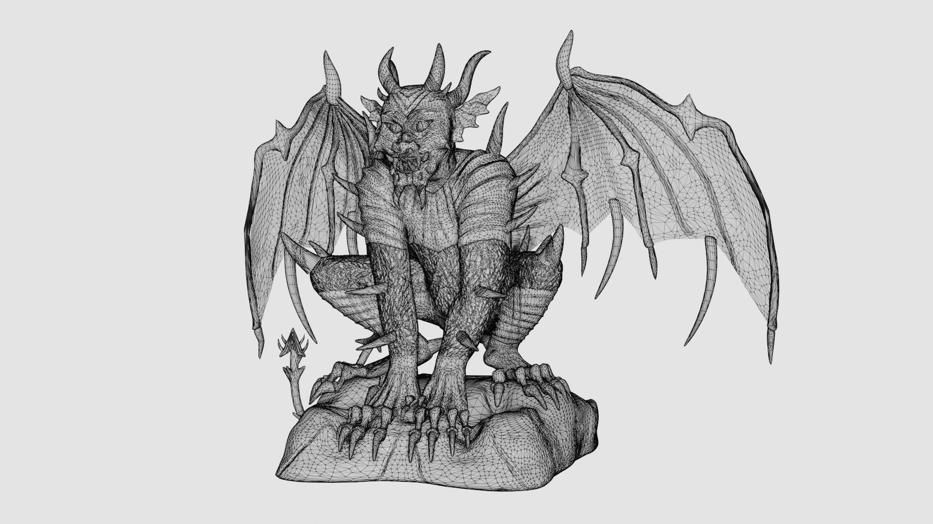 Gargoyle Model - TurboSquid 1857655