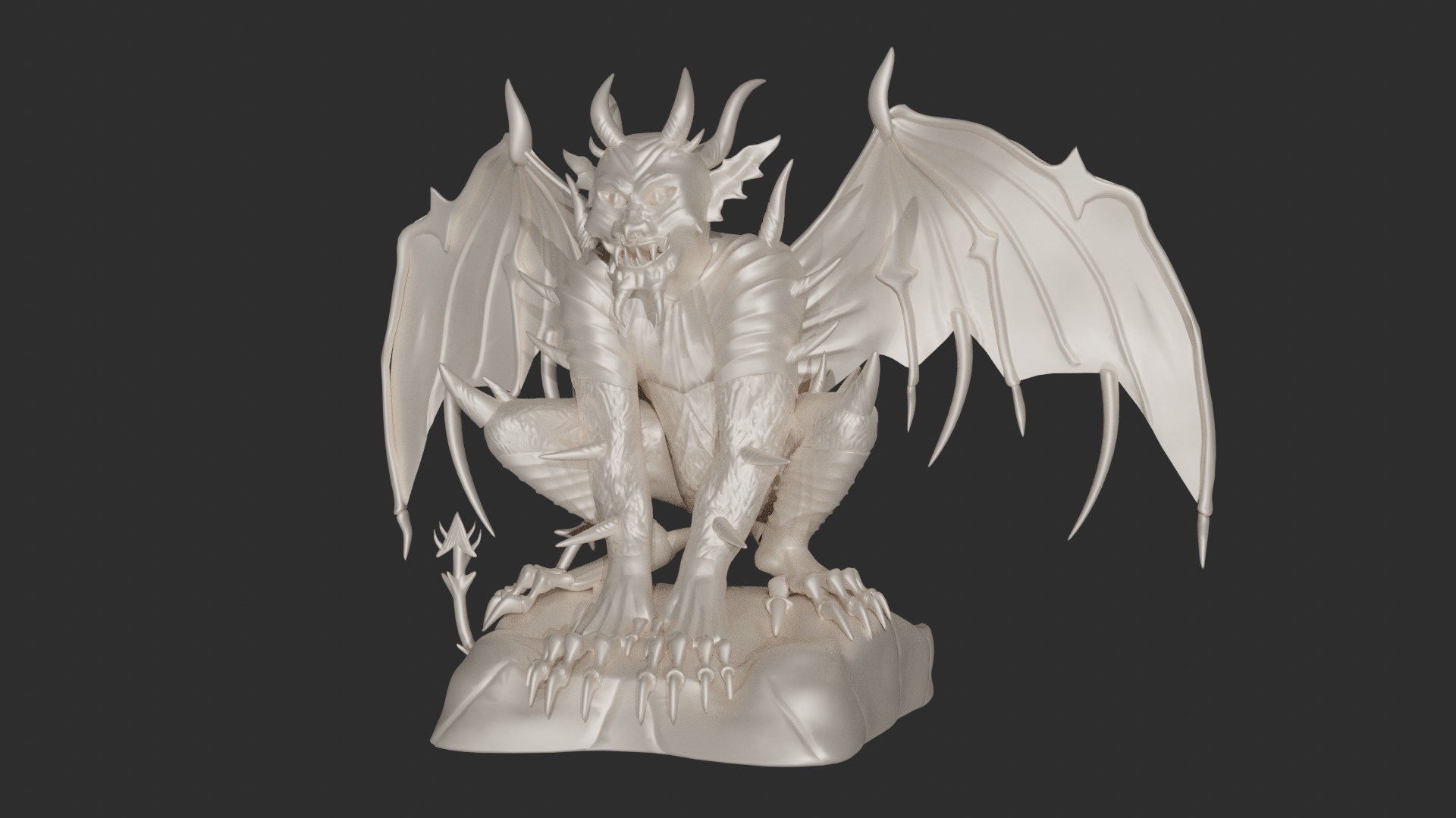 Gargoyle Model - TurboSquid 1857655