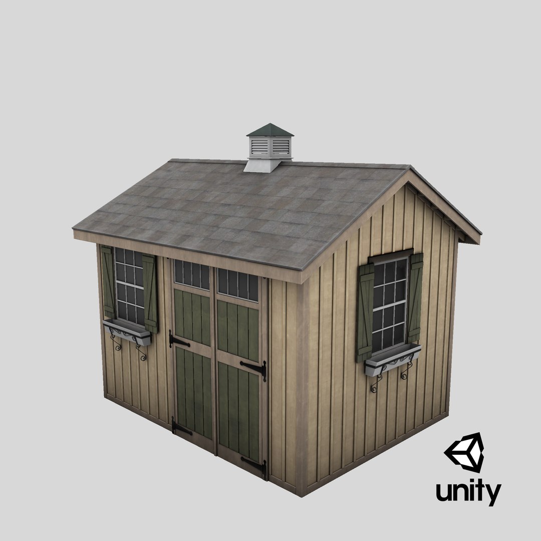 Garden Cabin 8 3D Model - TurboSquid 1958431