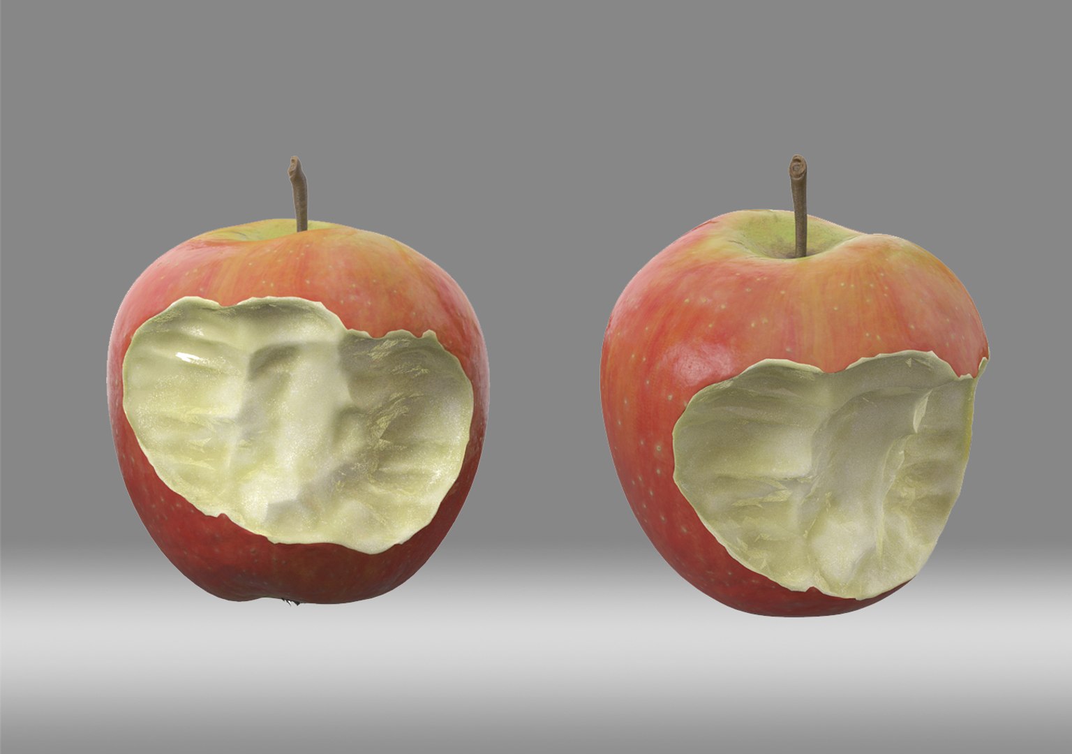 Apple Bitten 3D - TurboSquid 1491991
