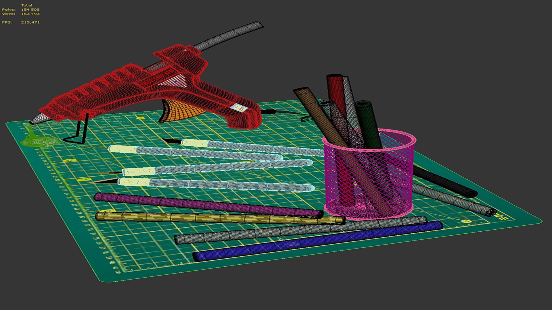 DIY Glue Gun Kit 3D Model - TurboSquid 1945940