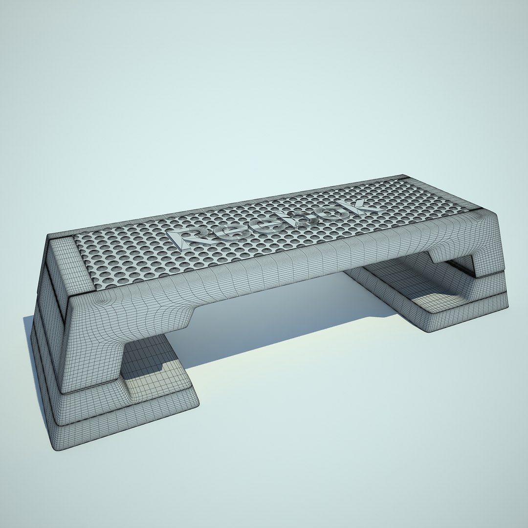 3ds Max Reebok Step