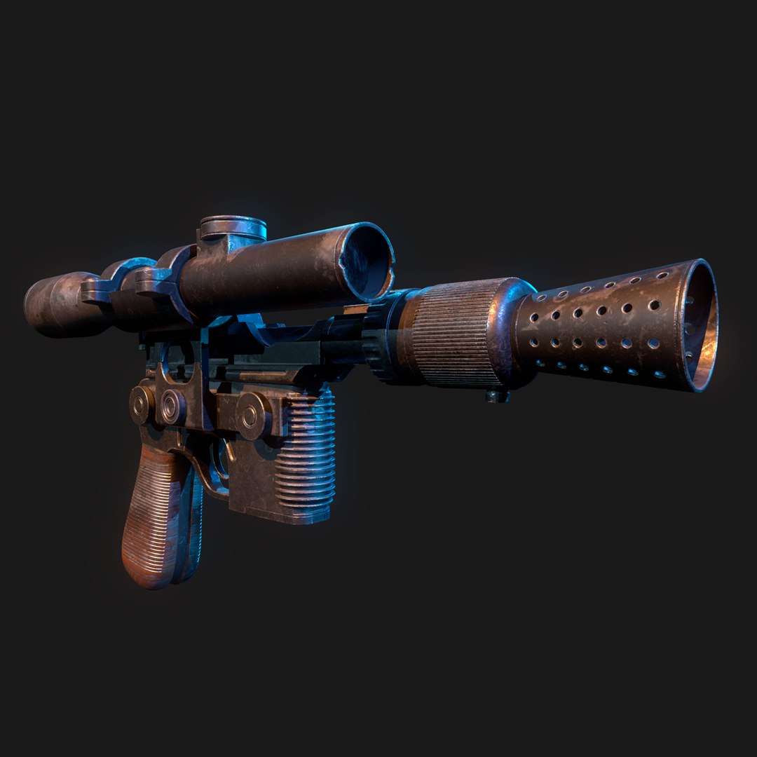 Han Solo Blaster Model - TurboSquid 2050589