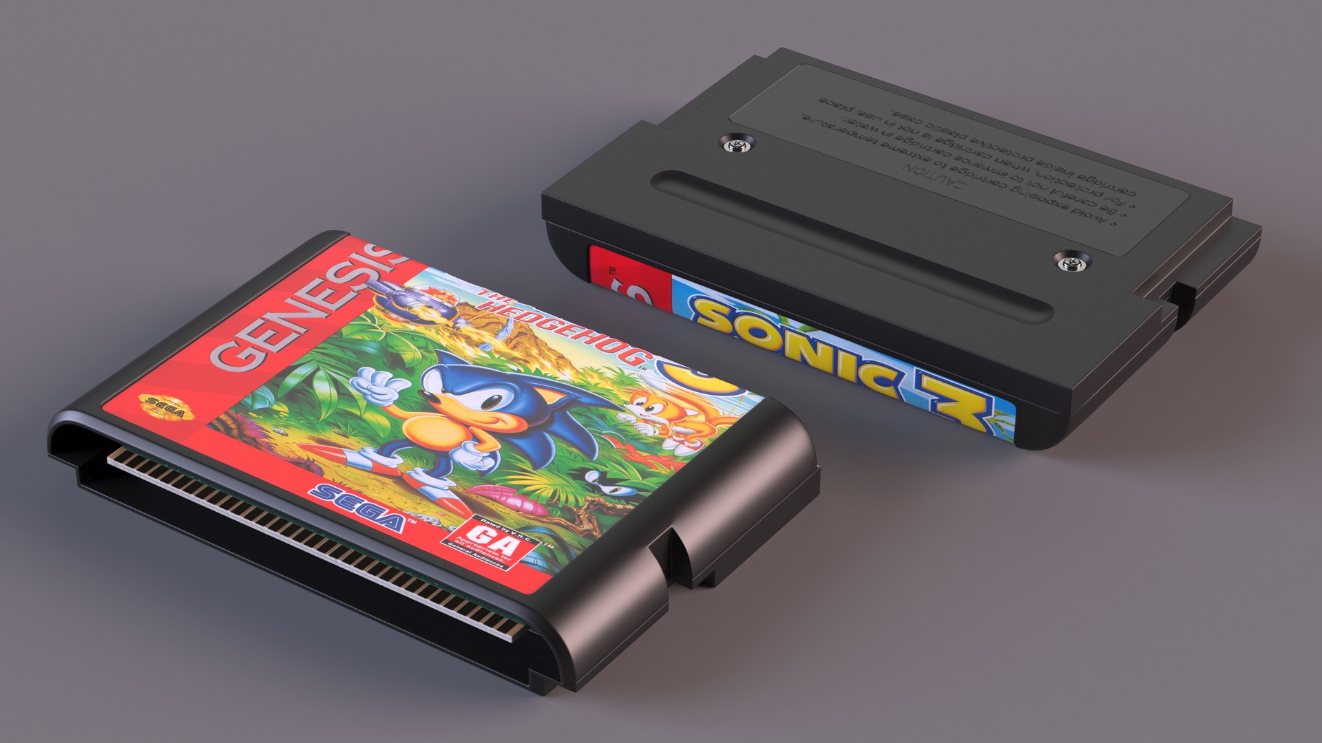 Game Cartridge Sonic Hero Three 3D Model - TurboSquid 2141466