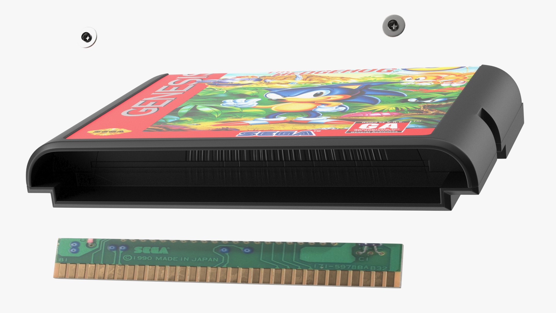 Game Cartridge Sonic Hero Three 3D Model - TurboSquid 2141466