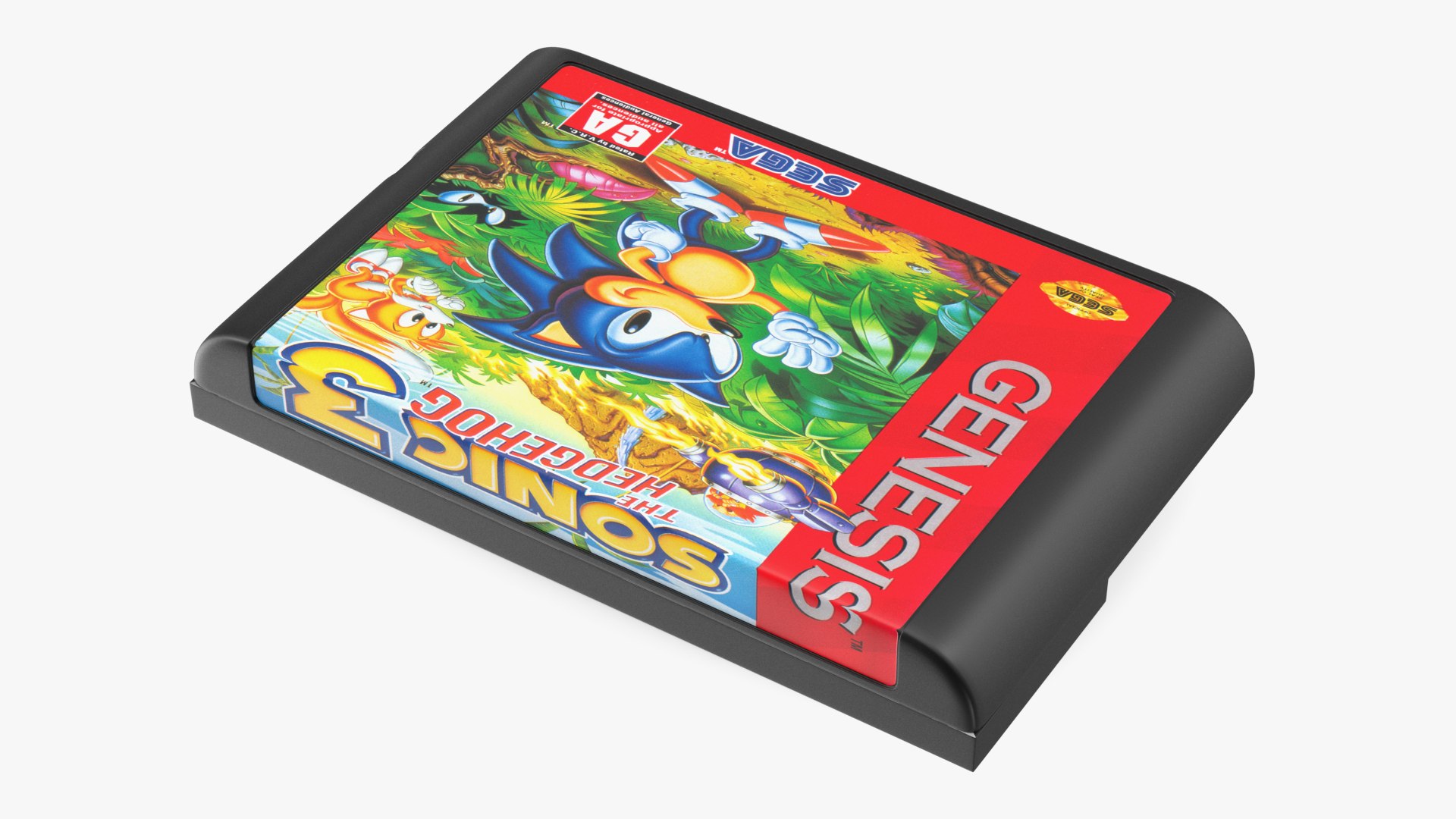 Game Cartridge Sonic Hero Three 3D Model - TurboSquid 2141466