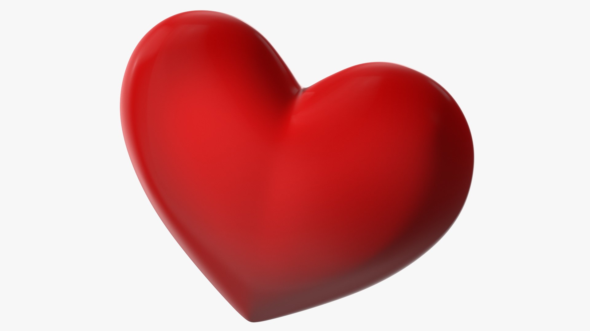 Heart with Heartbeat Line 3D model - TurboSquid 1799370