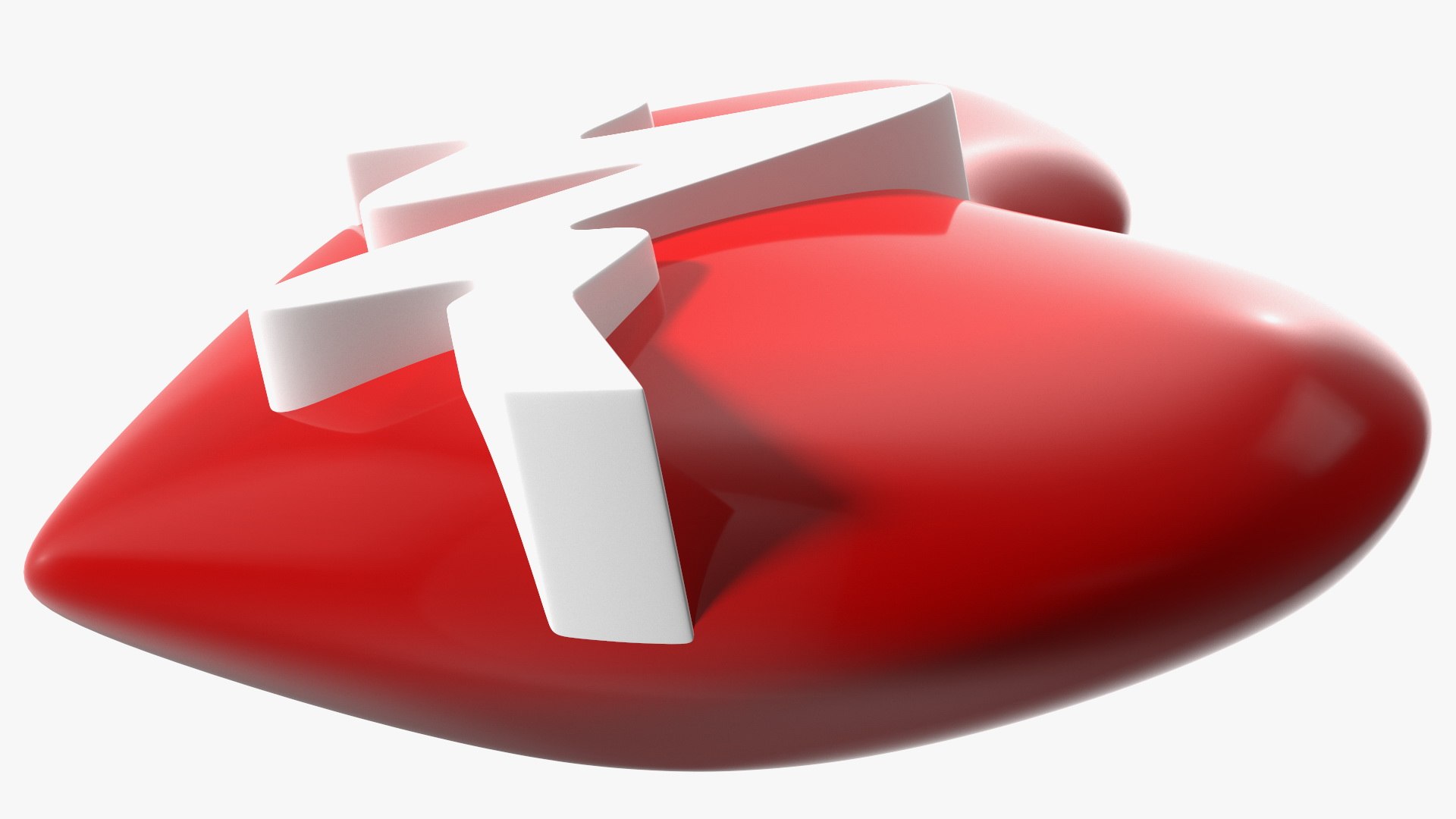 Heart with Heartbeat Line 3D model - TurboSquid 1799370